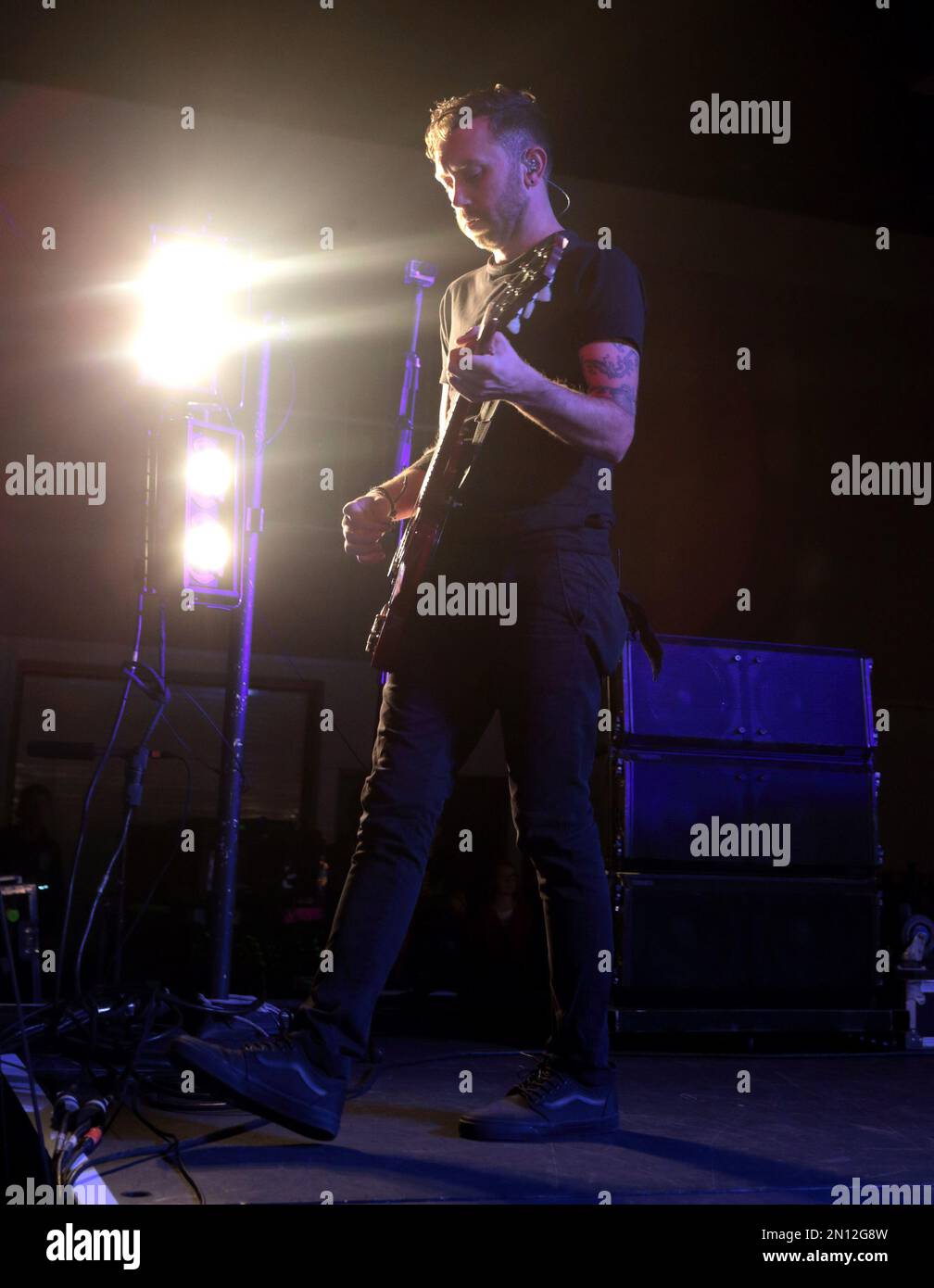 Tim McIlrath of the band Rise Against performs in concert during their ...