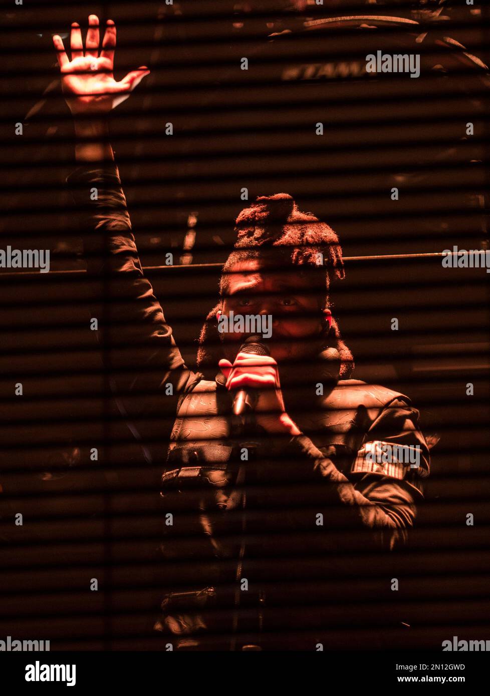 The Weeknd performs at the opening night of his "The Madness Fall Tour ...