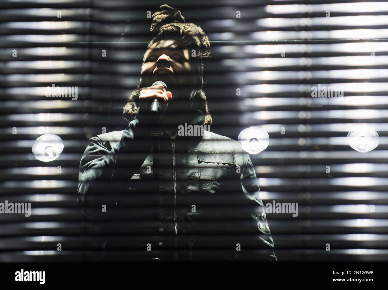 The Weeknd performs at the opening night of his "The Madness Fall Tour ...