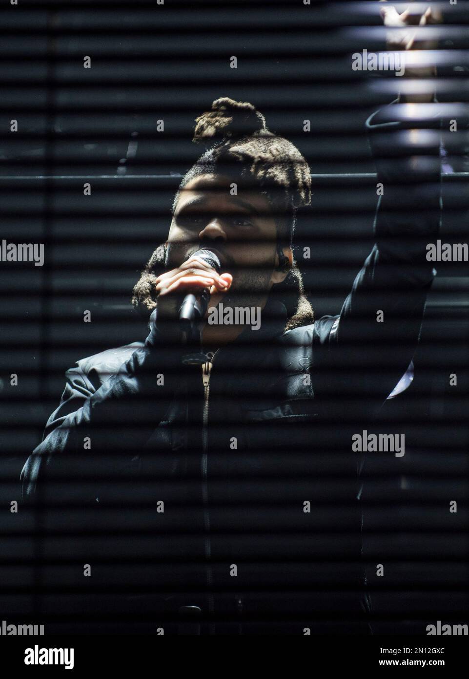 The Weeknd performs at the opening night of his "The Madness Fall Tour ...