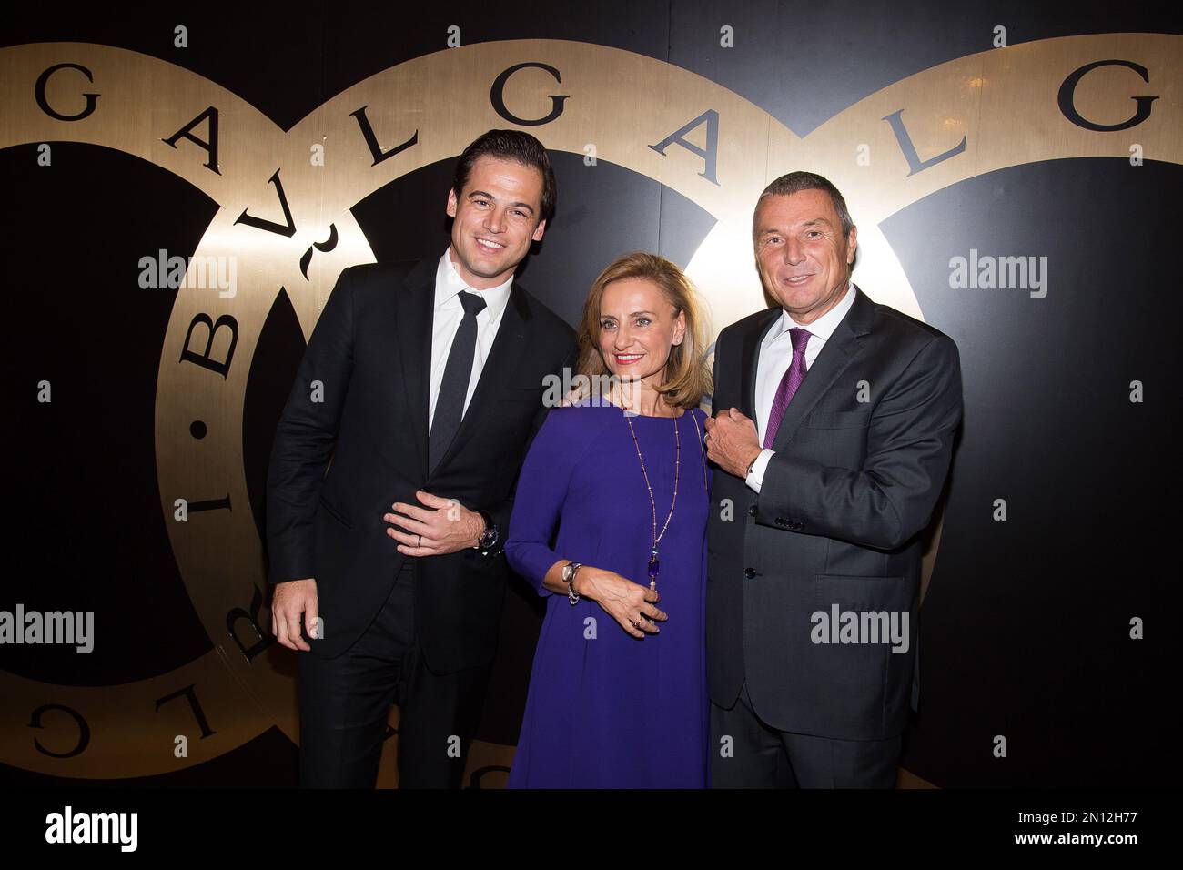 Daniel Paltridge, left, Lucia Silvestri and Jean-Christophe Babin ...