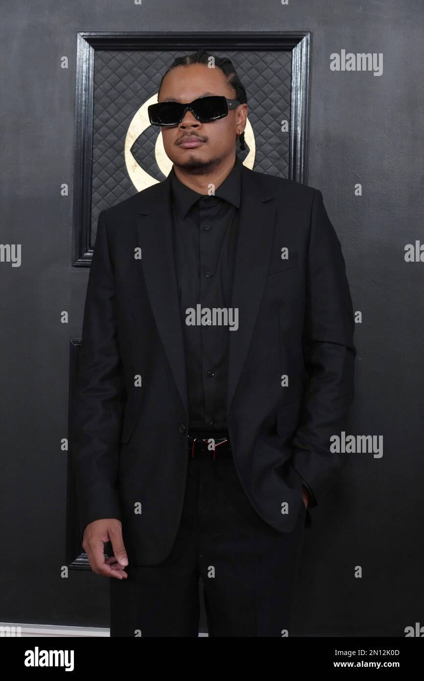 Neenyo arrives at the 65th annual Grammy Awards on Sunday, Feb. 5, 2023 ...