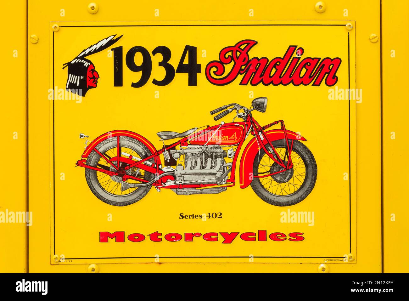 Indian Motorcycles Sign
