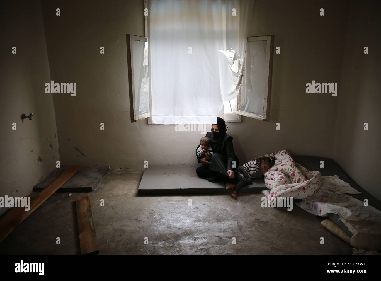 In this picture taken on Friday, Oct. 23, 2015, Syrian refugee Hind ...