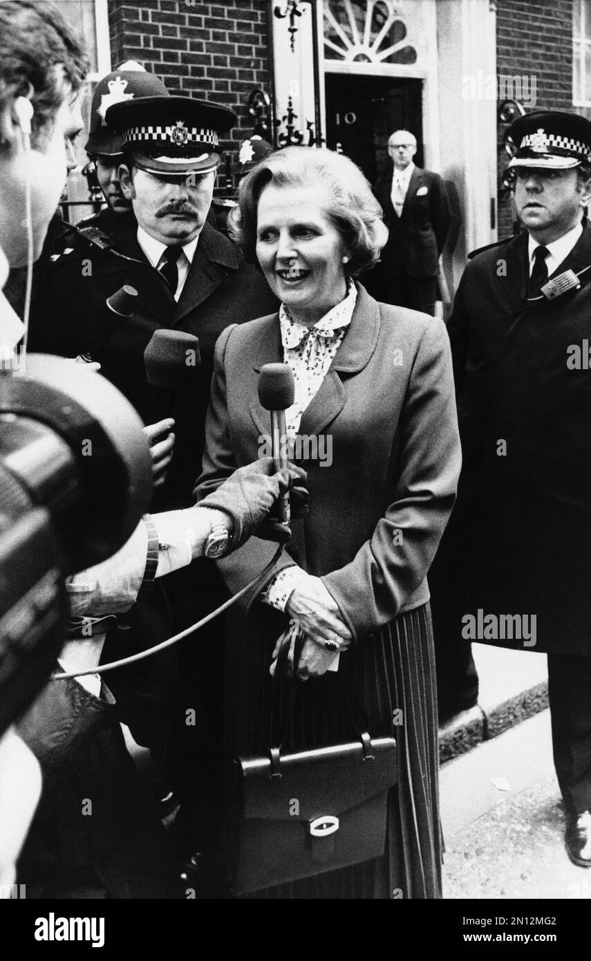 FILE - In this May 4, 1979 file photo, Britain's newly elected Prime ...