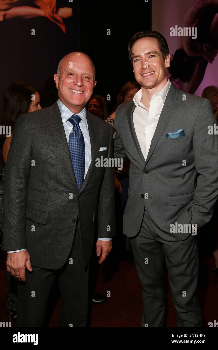 Starz CEO Chris Albrecht and Sascha Radetsky seen at the NYC Premiere ...