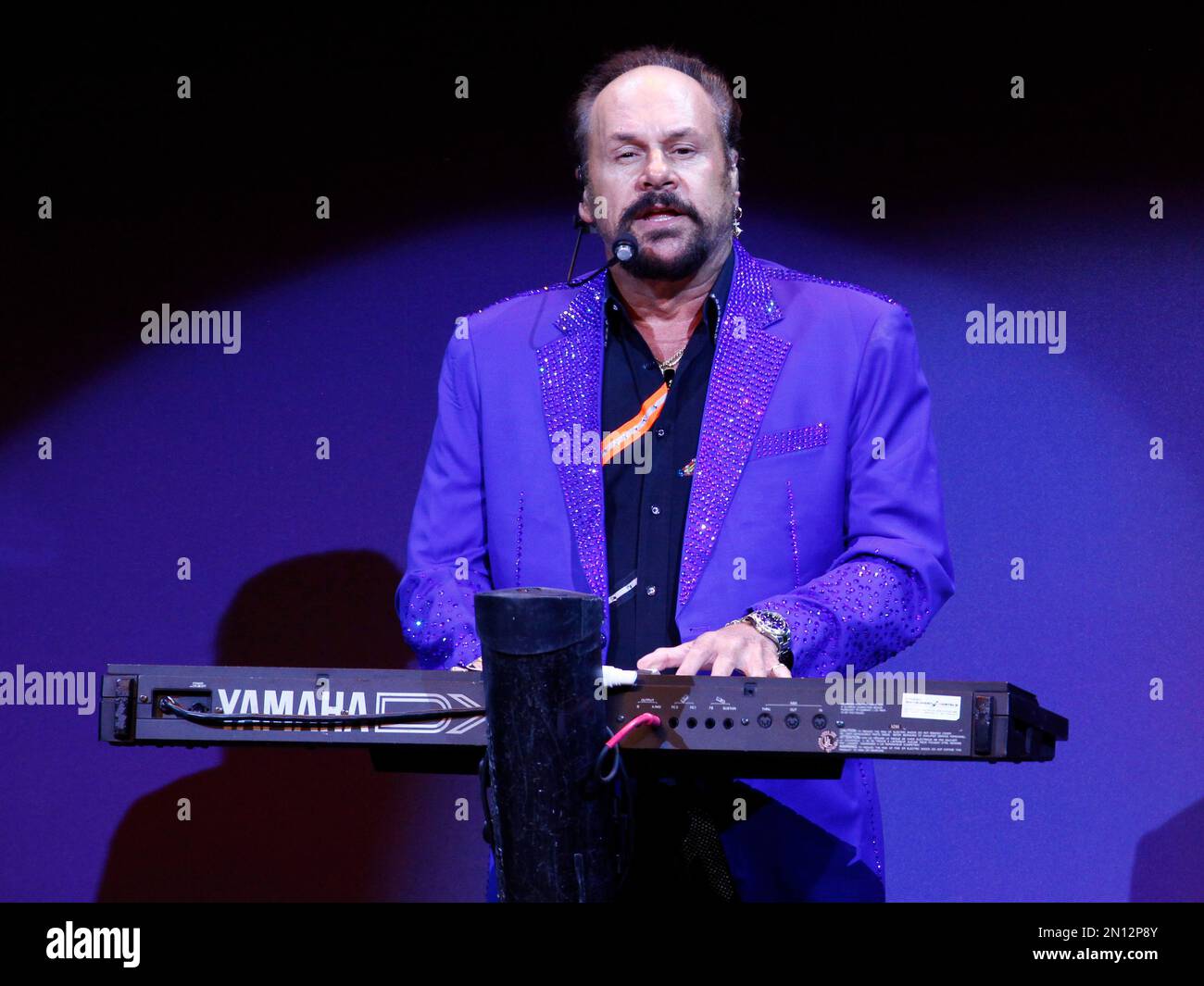 Harry Wayne Casey performs with KC and the Sunshine Band at the Elton ...