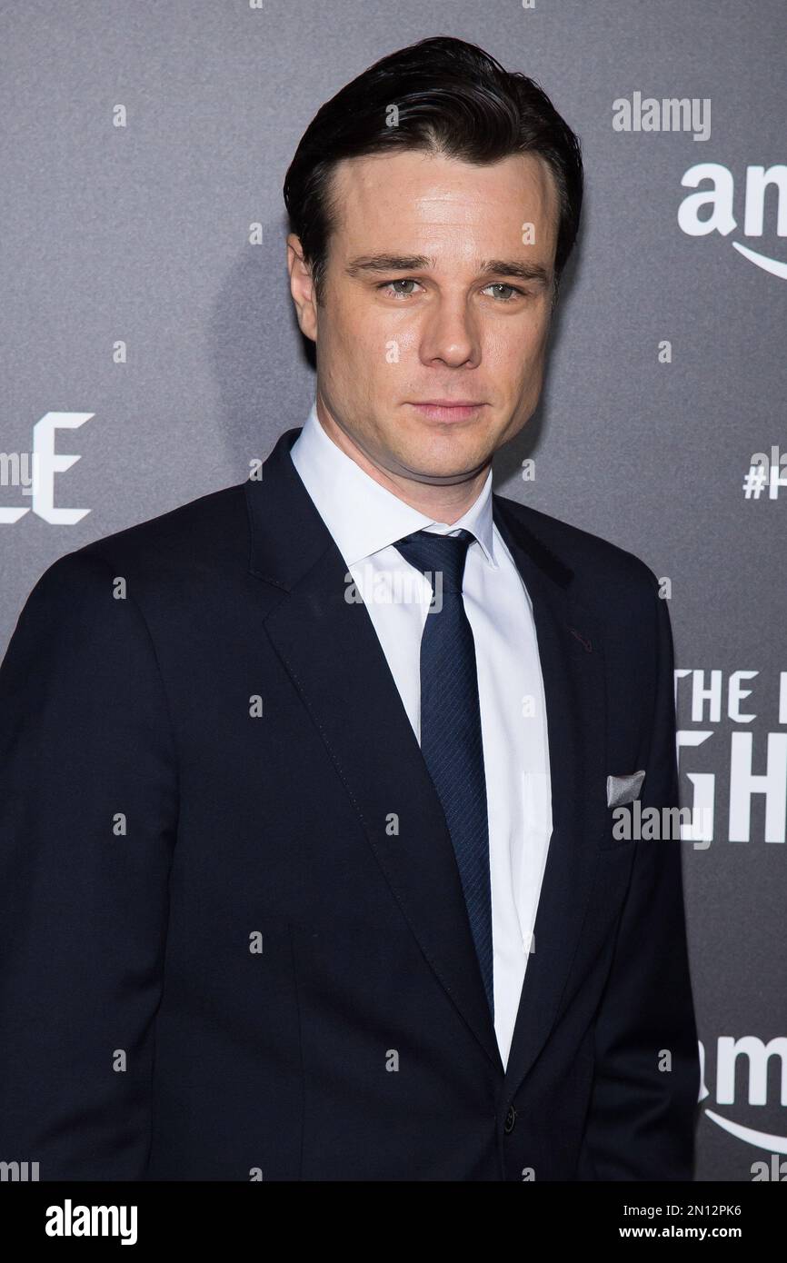 Rupert Evans attends the Amazon original series "The Man in the High ...