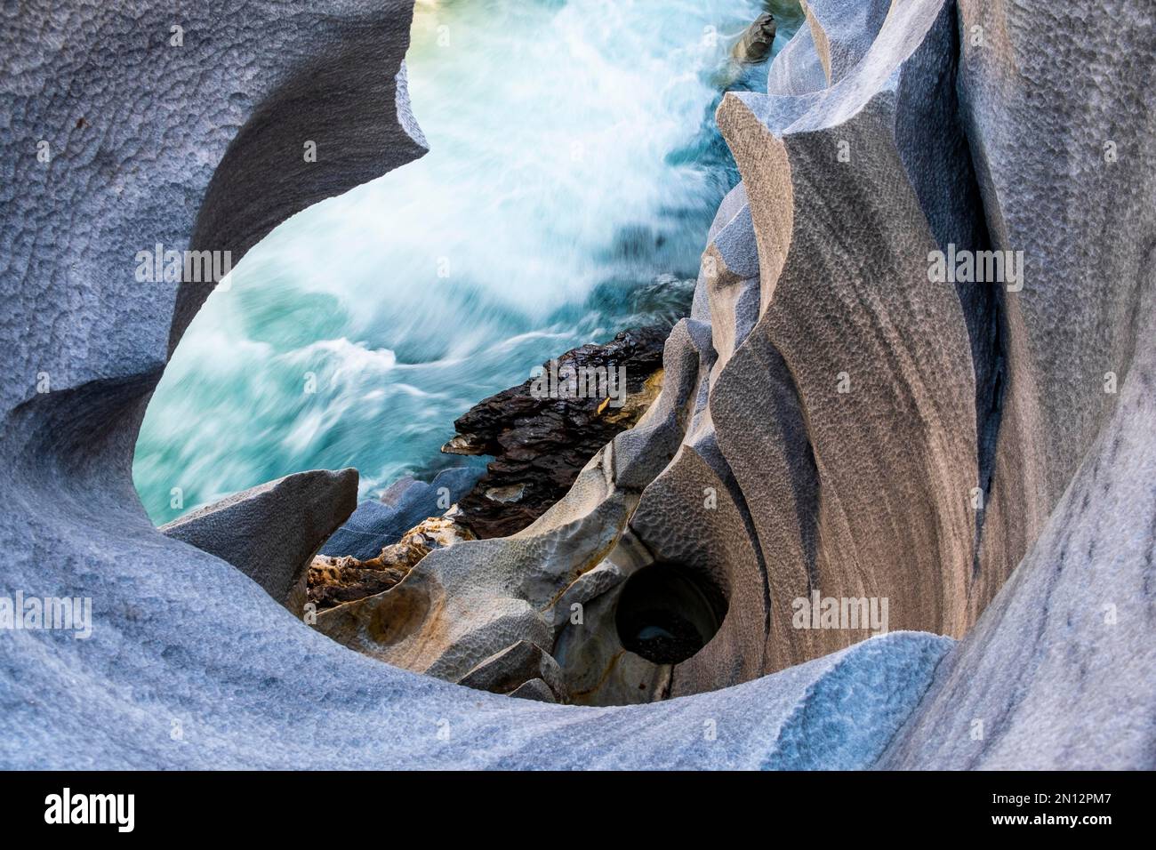 Marmorslottet, the marble castle on the Glomåga River, Marble Gorge ...