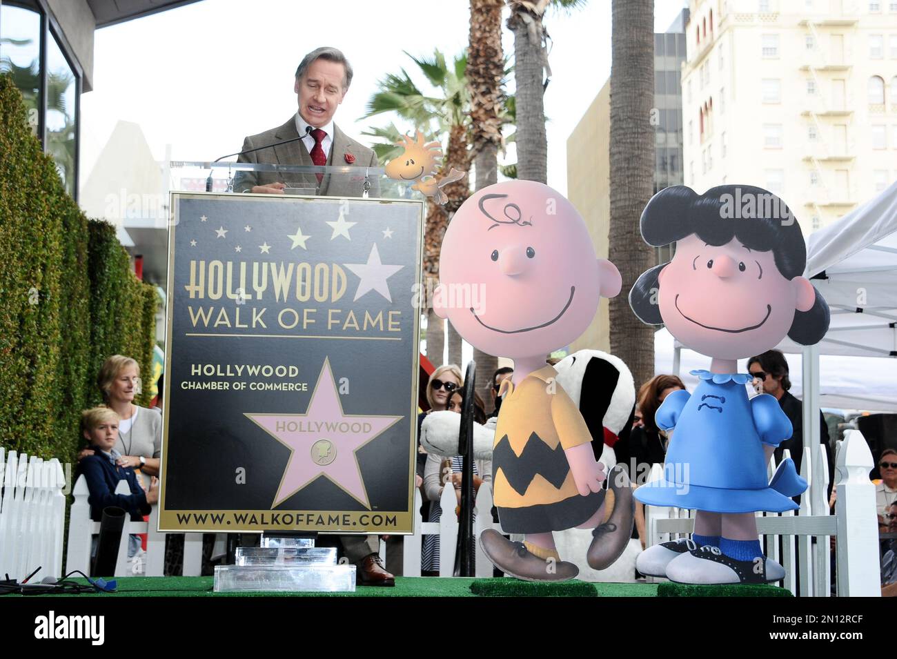 Producer Paul Feig attends a ceremony honoring Snoopy with a star on ...