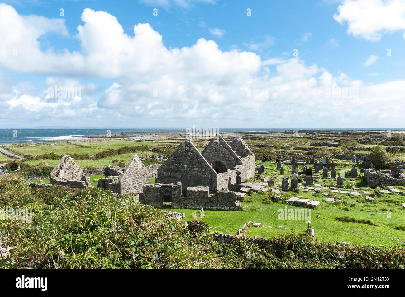 Na seacht dteampaill the seven churches hi-res stock photography and ...