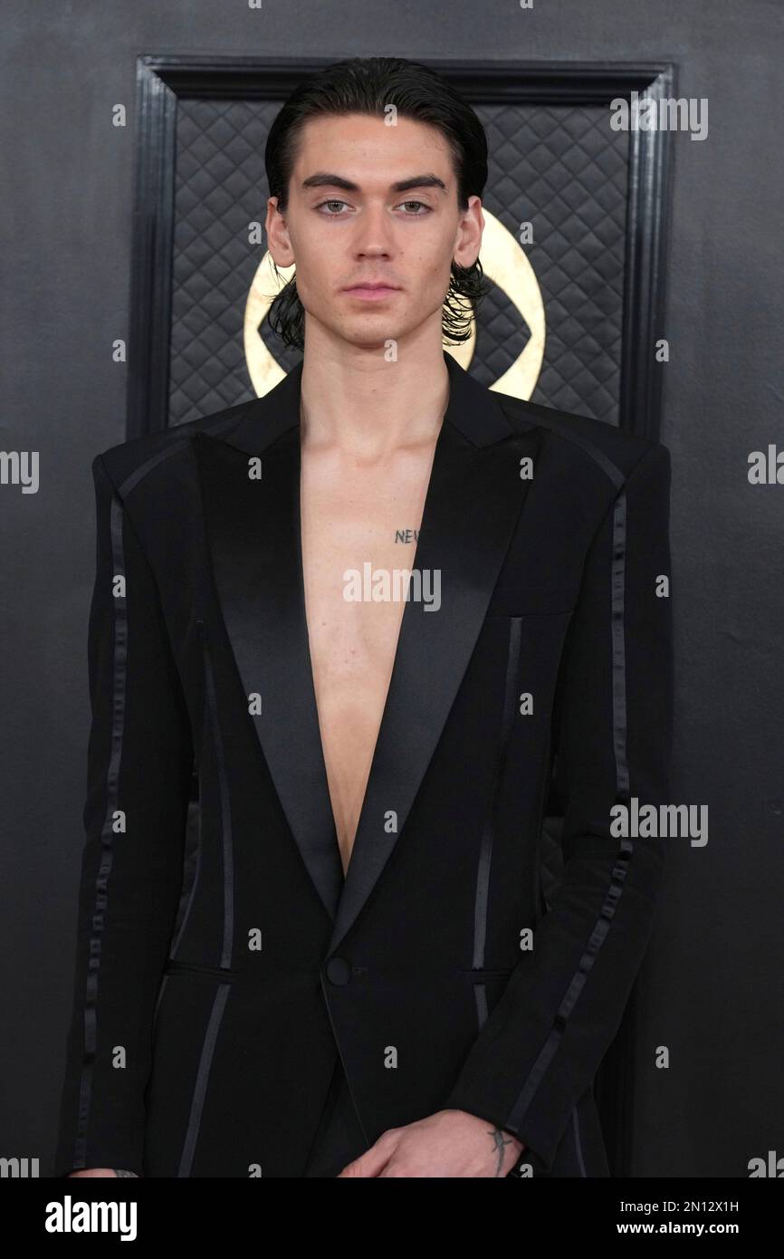 Zack Lugo arrives at the 65th annual Grammy Awards on Sunday, Feb. 5 ...