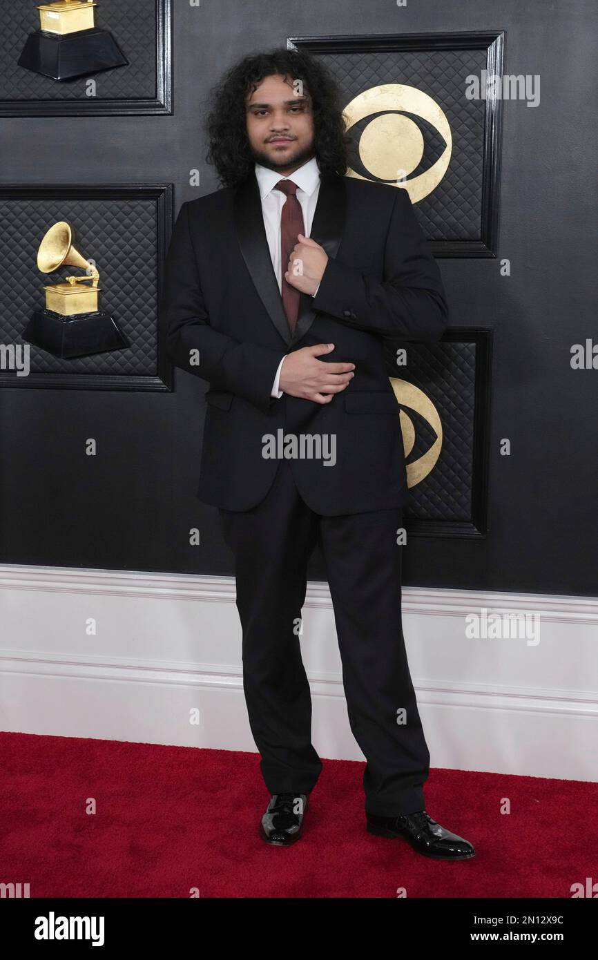 Brandon John-Baptiste arrives at the 65th annual Grammy Awards on ...