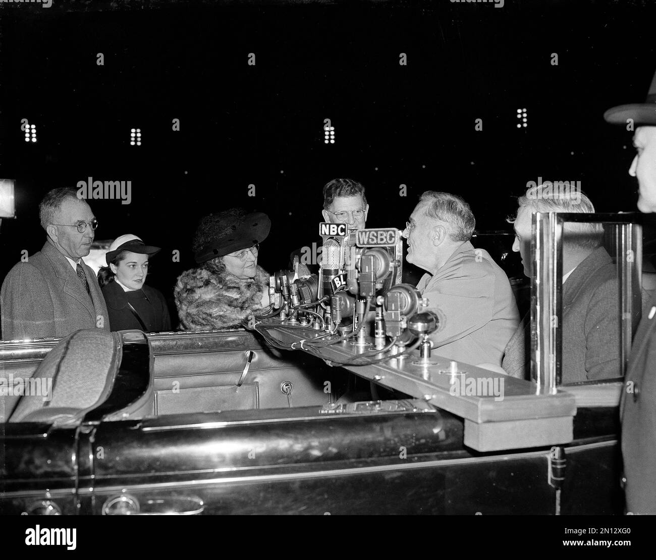 President Roosevelt greets Mr. and Mrs. Thomas Sullivan and their ...