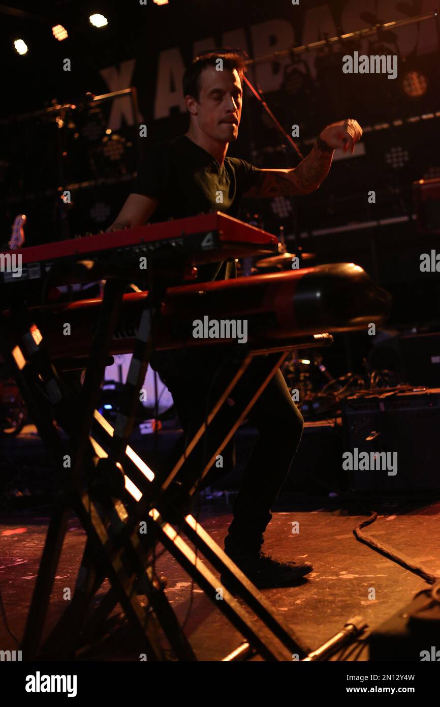 Michael Roman of Stokeswood performing with the X Ambassadors' The VHS ...