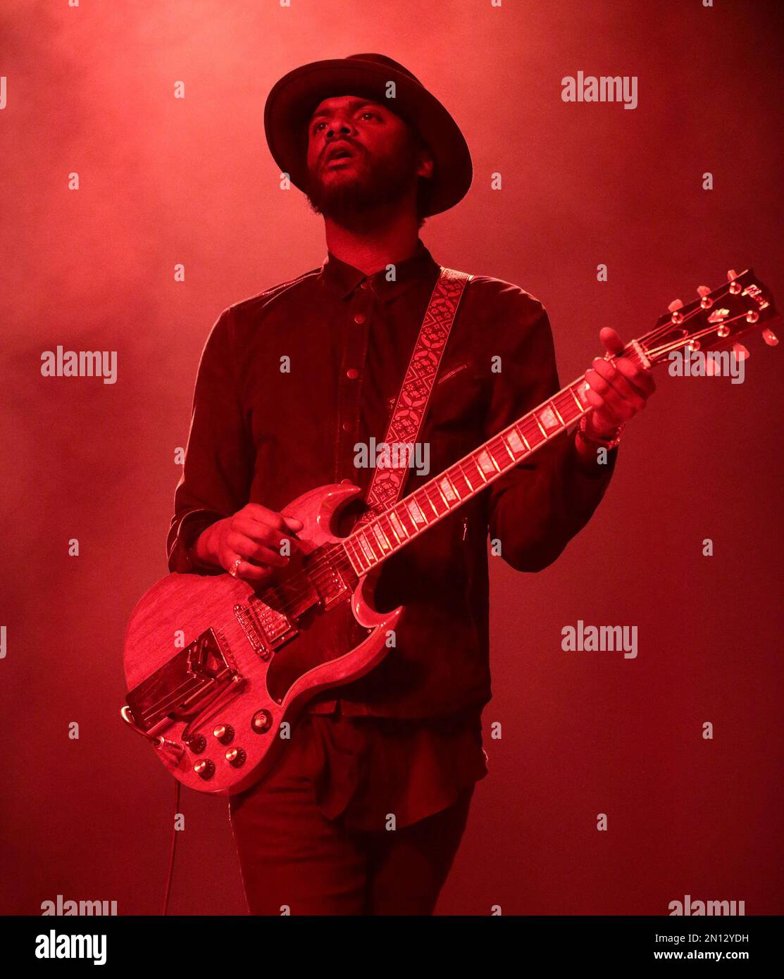 Gary Clark, Jr. performs in concert during his “The Story of Sonny Boy ...