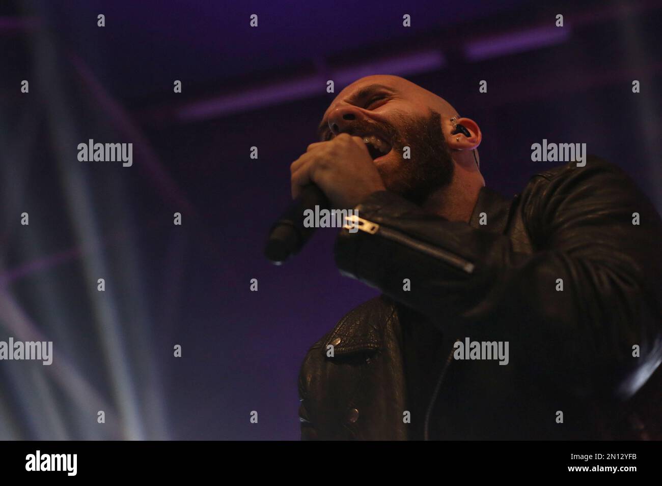 Sam Harris of X Ambassadors performing on The VHS Tour at Marathon ...