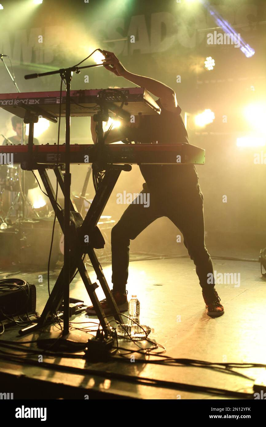 Casey Harris of X Ambassadors performing on The VHS Tour at Marathon ...