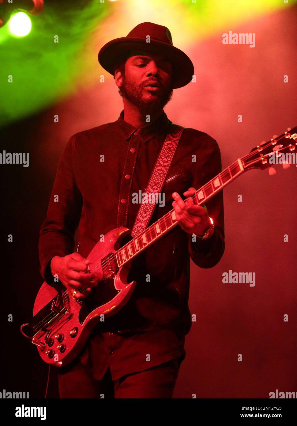 Gary Clark, Jr. performs in concert during his “The Story of Sonny Boy ...