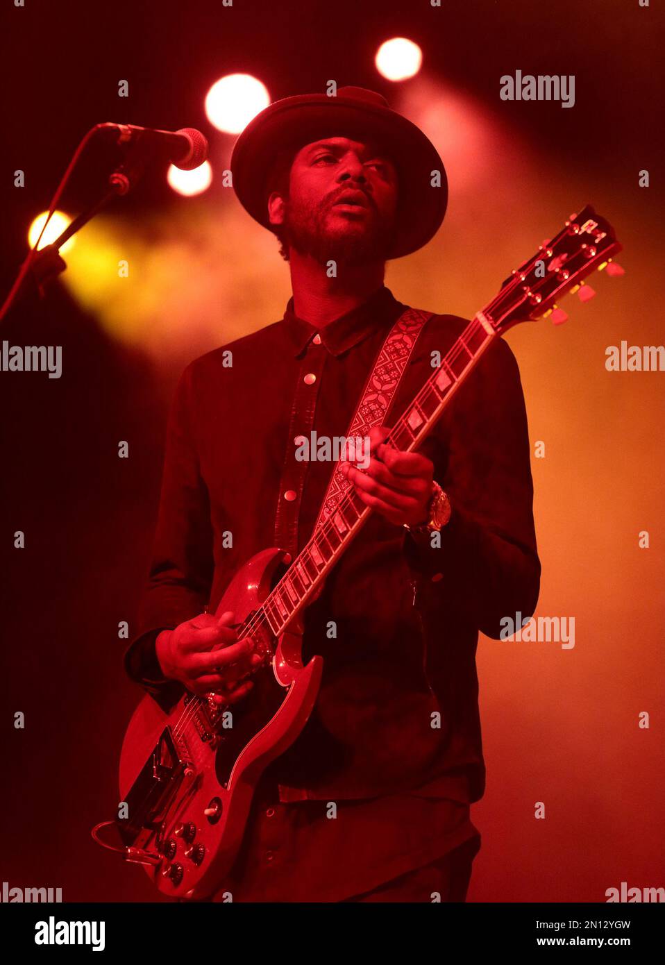 Gary Clark, Jr. performs in concert during his “The Story of Sonny Boy ...