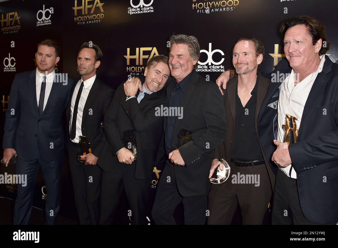 Channing Tatum, from left, Walton Goggins, Tim Roth, Kurt Russell ...