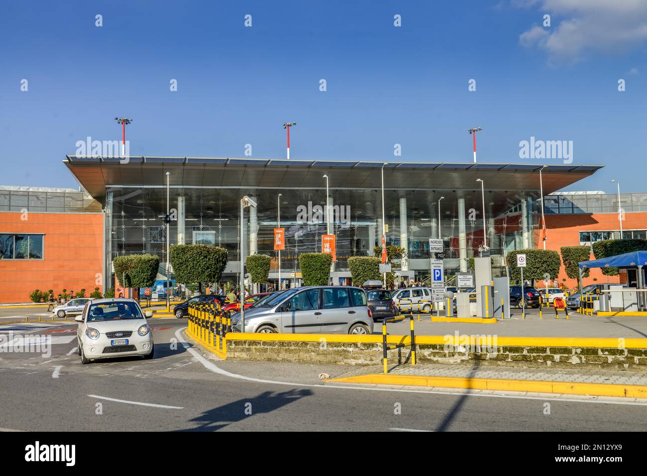 Main building, Capodichino Airport, Naples, Italy, Europe Stock Photo ...