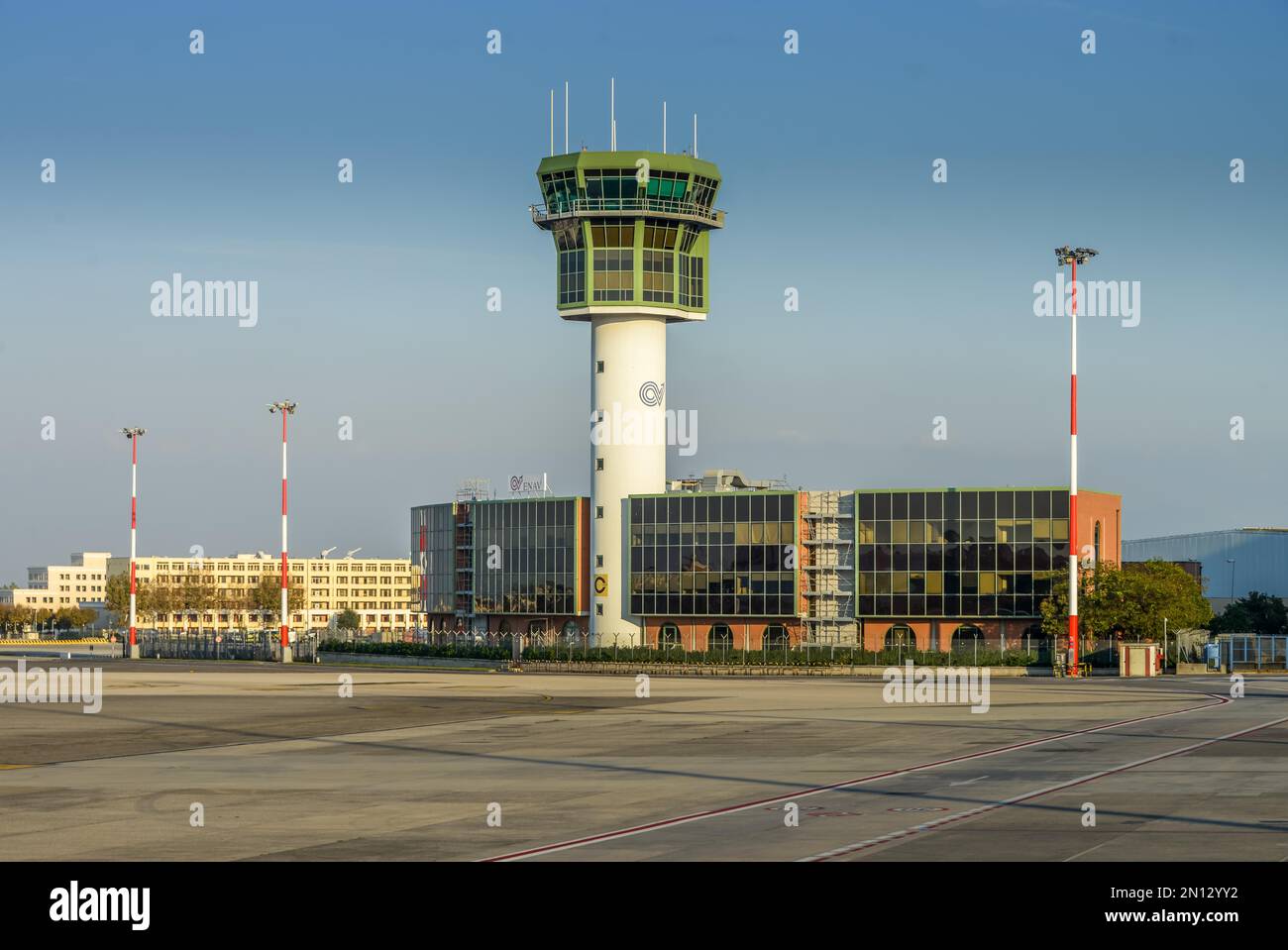 Tower, Capodichino Airport, Naples, Italy, Europe Stock Photo - Alamy