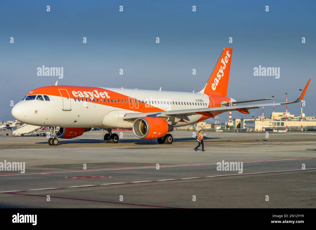 Easyjet, Capodichino Airport, Naples, Italy, Europe Stock Photo - Alamy