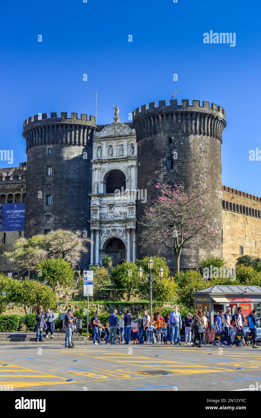 Castel Nuovo, Naples, Italy, Europe Stock Photo - Alamy