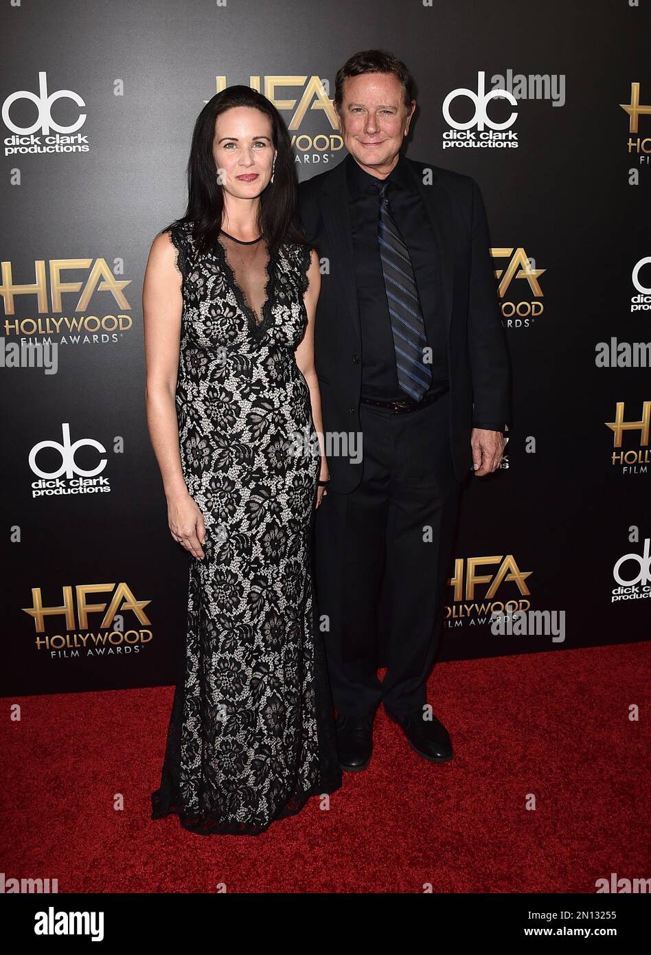 Judge Reinhold, right, and Amy Reinhold arrive at the Hollywood Film ...