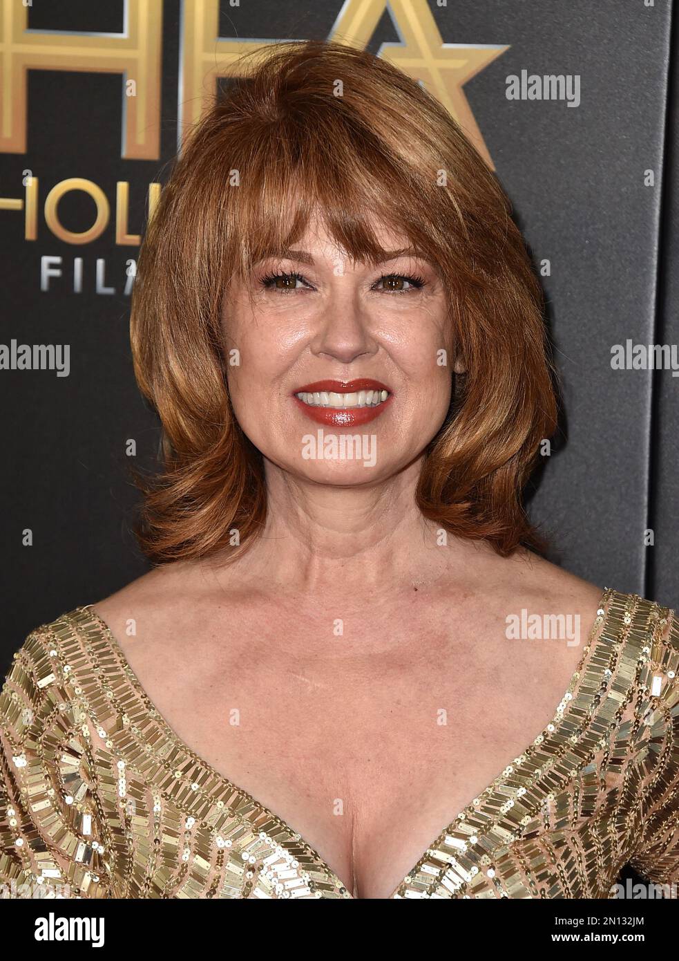 Lee Purcell arrives at the Hollywood Film Awards at the Beverly Hilton ...