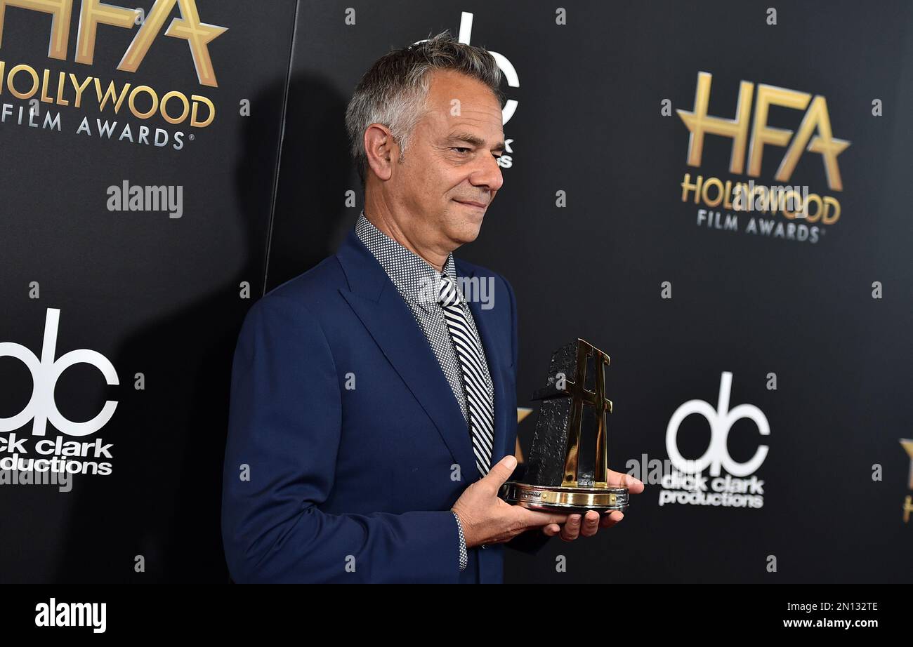 David Rosenbloom, winner of the Hollywood editor award for "Black Mass ...
