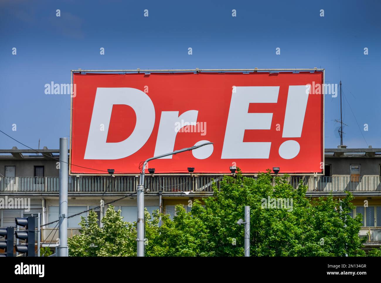 Poster advertising, Dr. E, cosmetic surgery, Plovdiv, Bulgaria, Europe ...