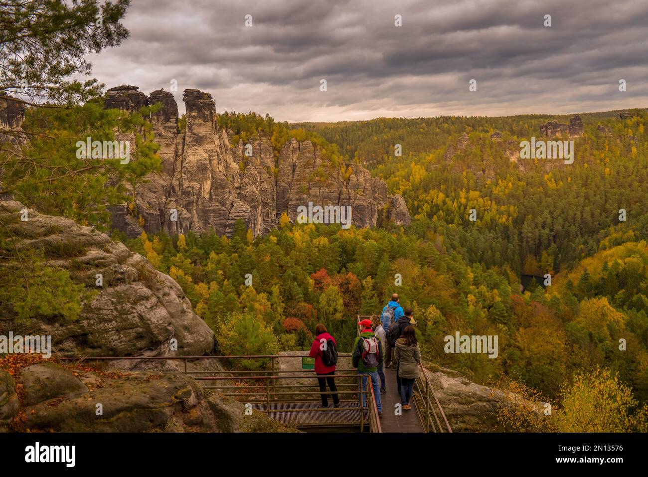 Viewpoint Neurathen Castle Ruins, Rathen, Saxon Switzerland National ...