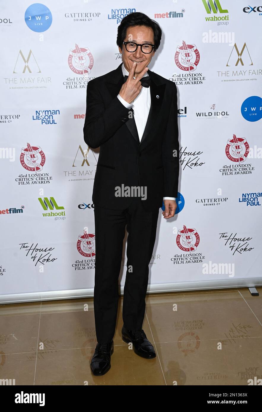 Ke Huy Quan at the 43rd London Critics’ Circle Film Awards, on February ...