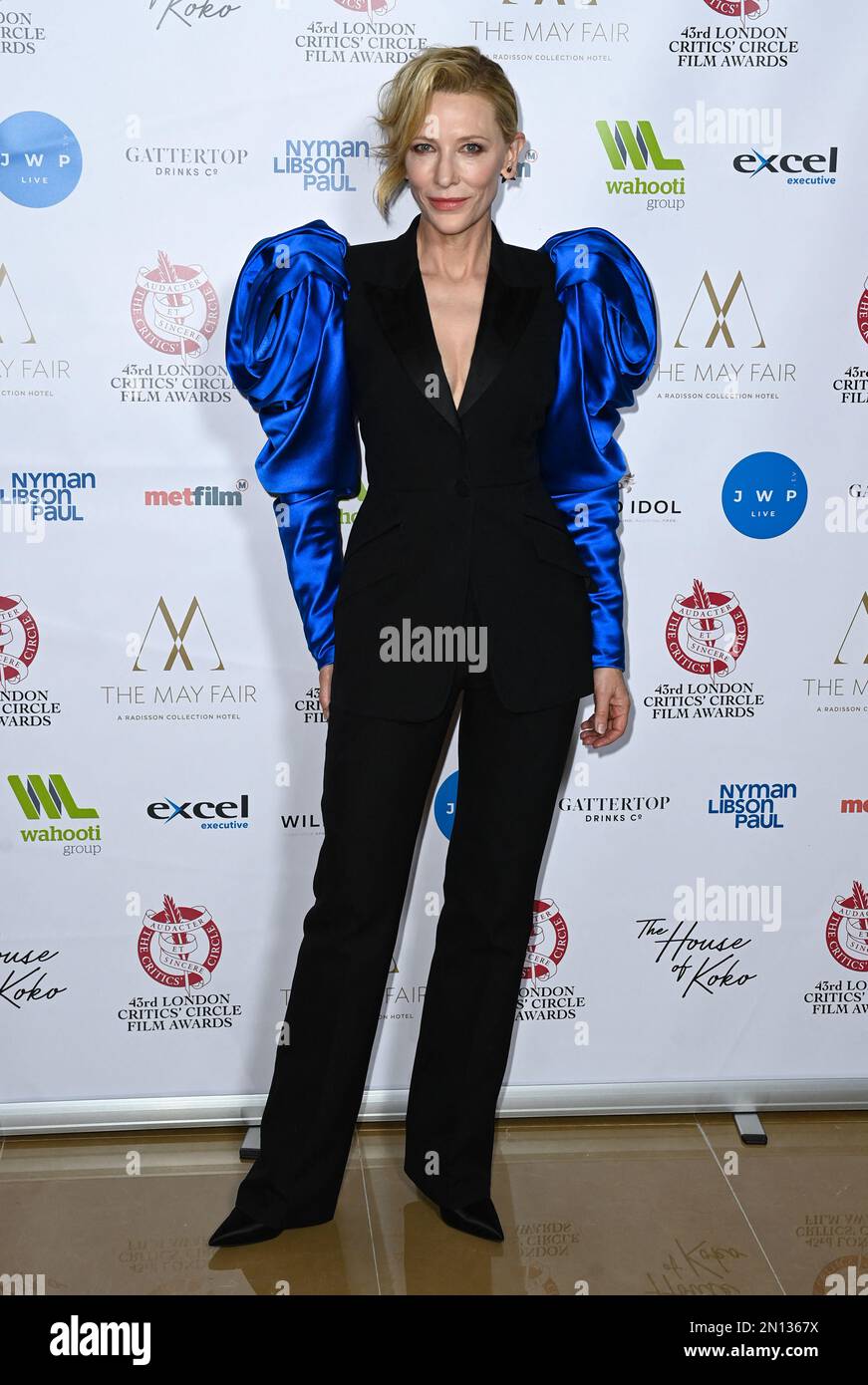 Cate Blanchett at the 43rd London Critics’ Circle Film Awards, on ...