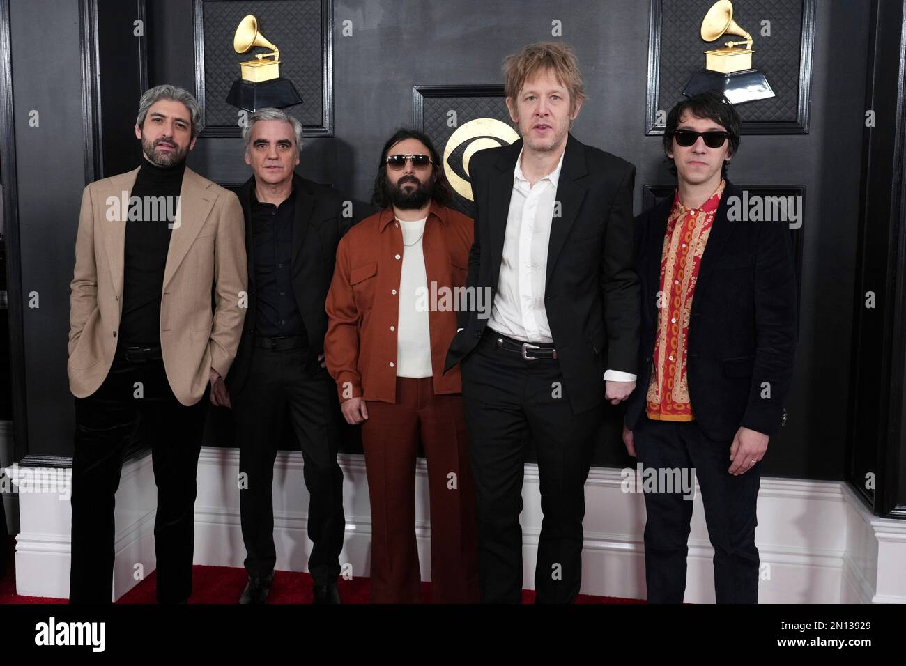 Gerardo Larios, from left, Jim Eno, Alex Fischel, Britt Daniel and Ben ...