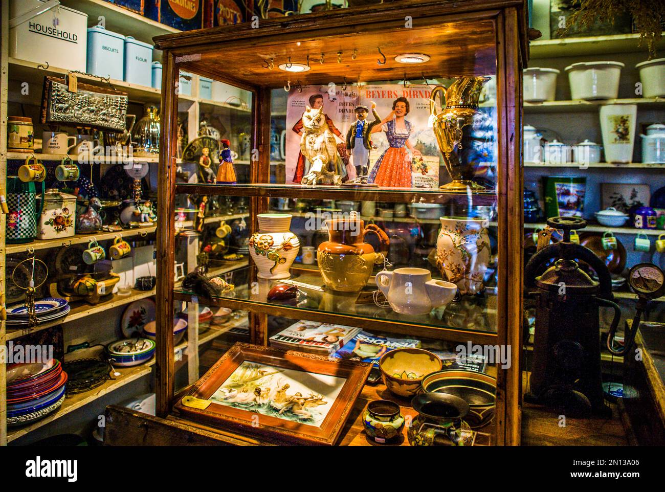 Historic shop Oom Samiese Winkel, Oudtshoorn, South Africa, Western ...