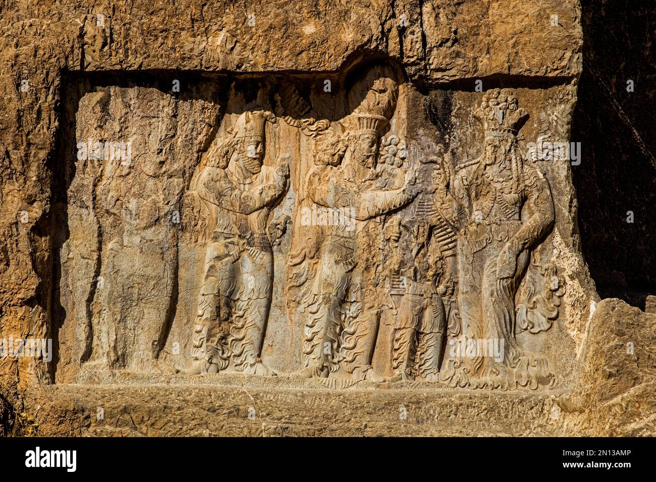 Investiture of King Narses, Naqsh-e Rostam, Rock Tombs of the Great ...