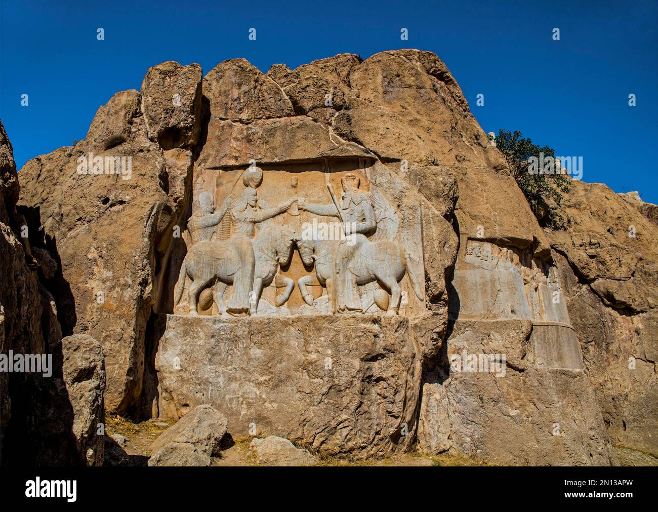 Relief of Ardashir I the Great, Naqsh-e Rostam, Rock Tombs of the Great ...