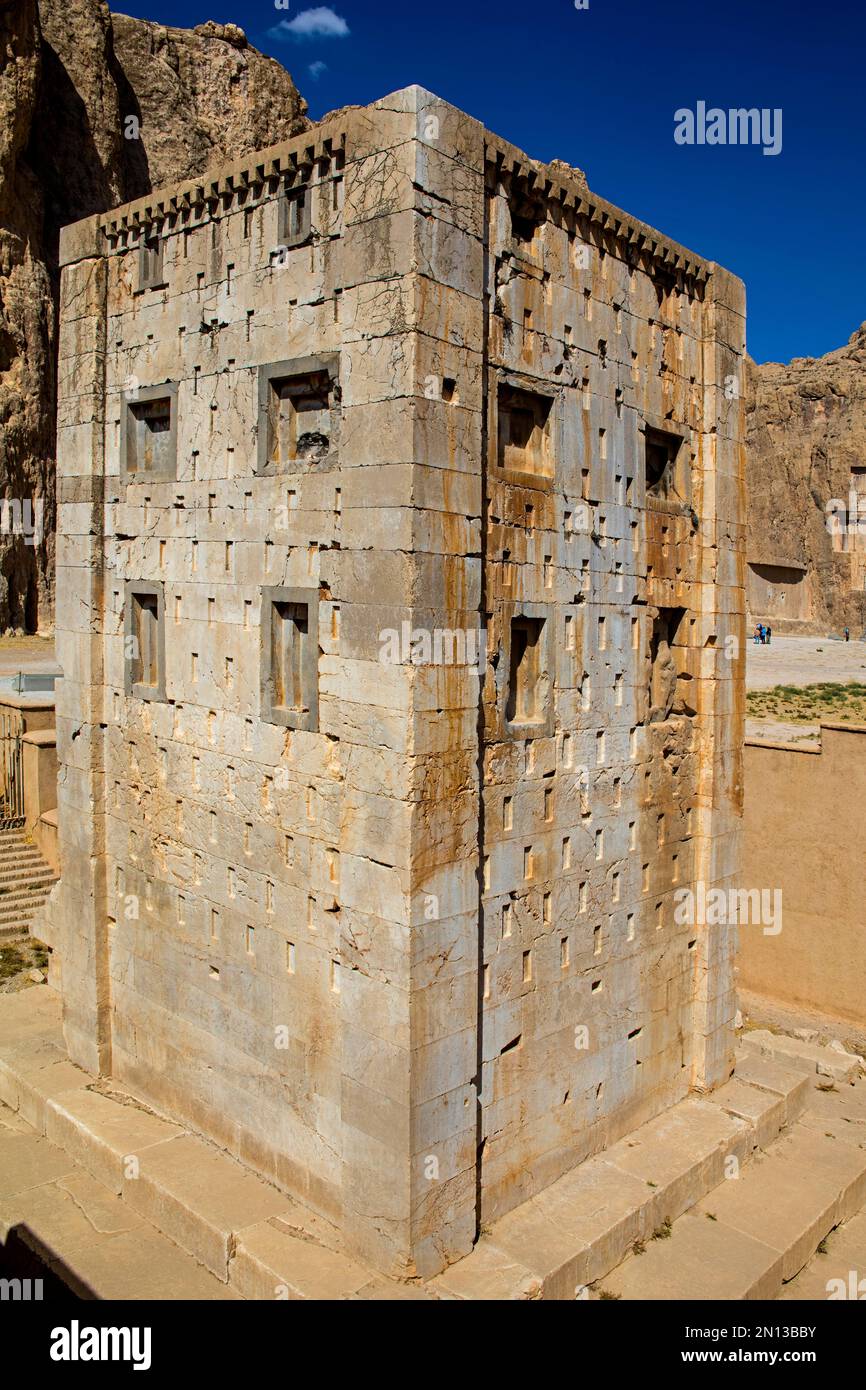 Kaaba-ye Zardosht, so-called Fire Temple, Naqsh-e Rostam, Rock Tombs of ...