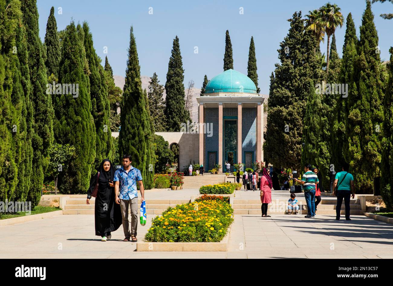 Tomb of Saadi, Shiraz, Iran, Shiraz, Iran, Asia Stock Photo - Alamy