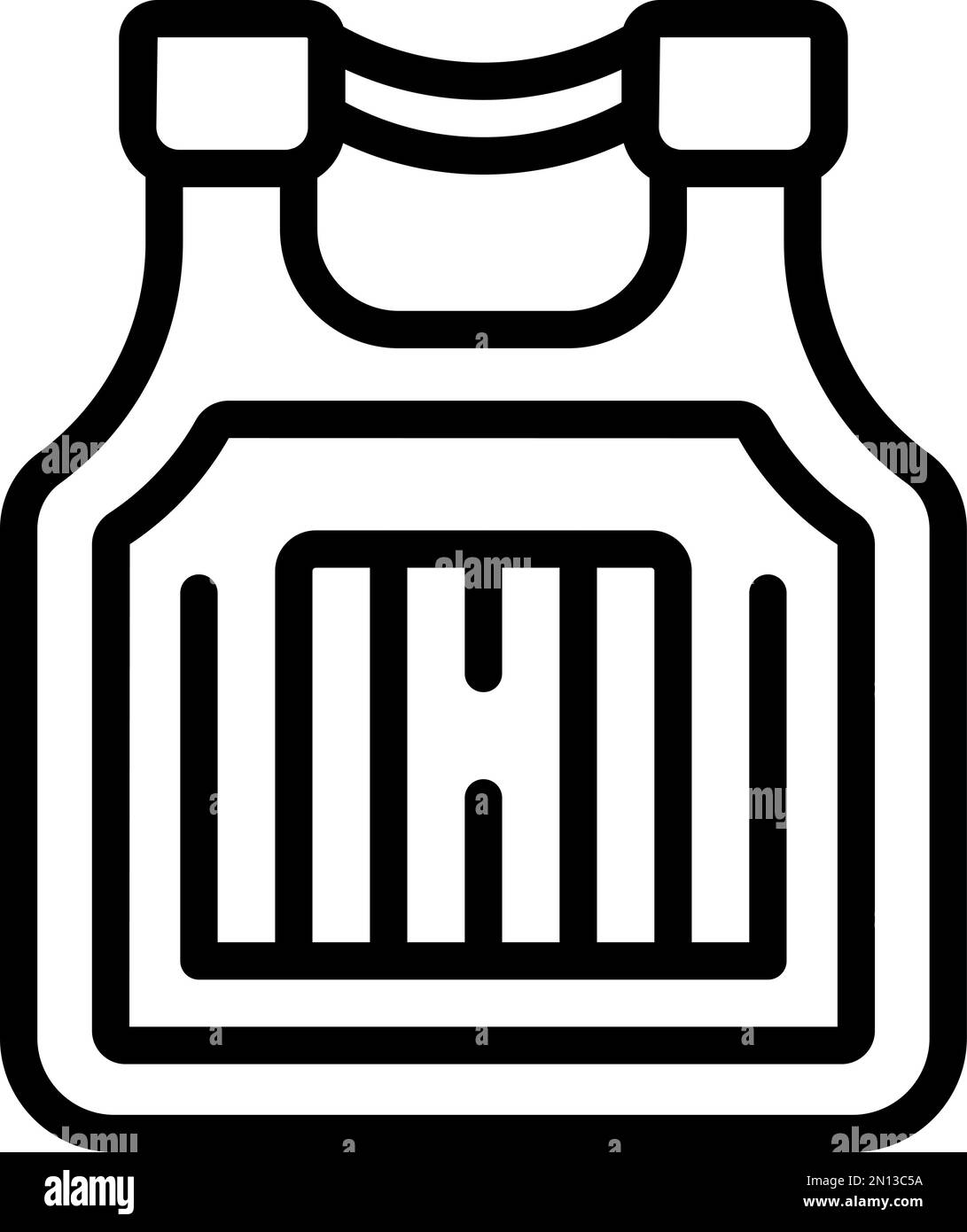 Army vest icon outline vector. Tactical armor. Military protection ...