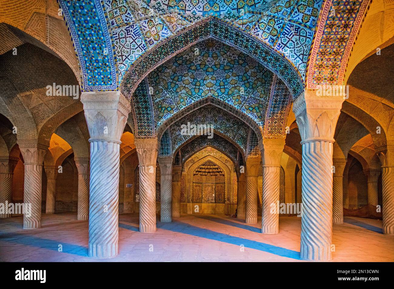 Portico, Vakil Mosque (Masjed-e Vakil), Shiraz, Iran, Shiraz, Iran ...