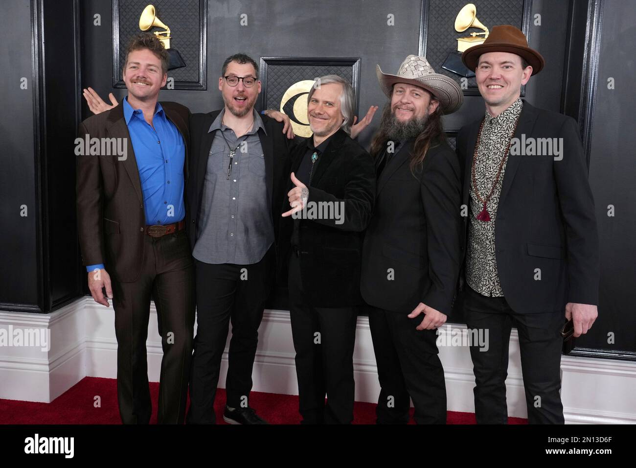 Travis Book, from left, Andy Falco, Andy Hall, Jeremy Garrett and Chris ...