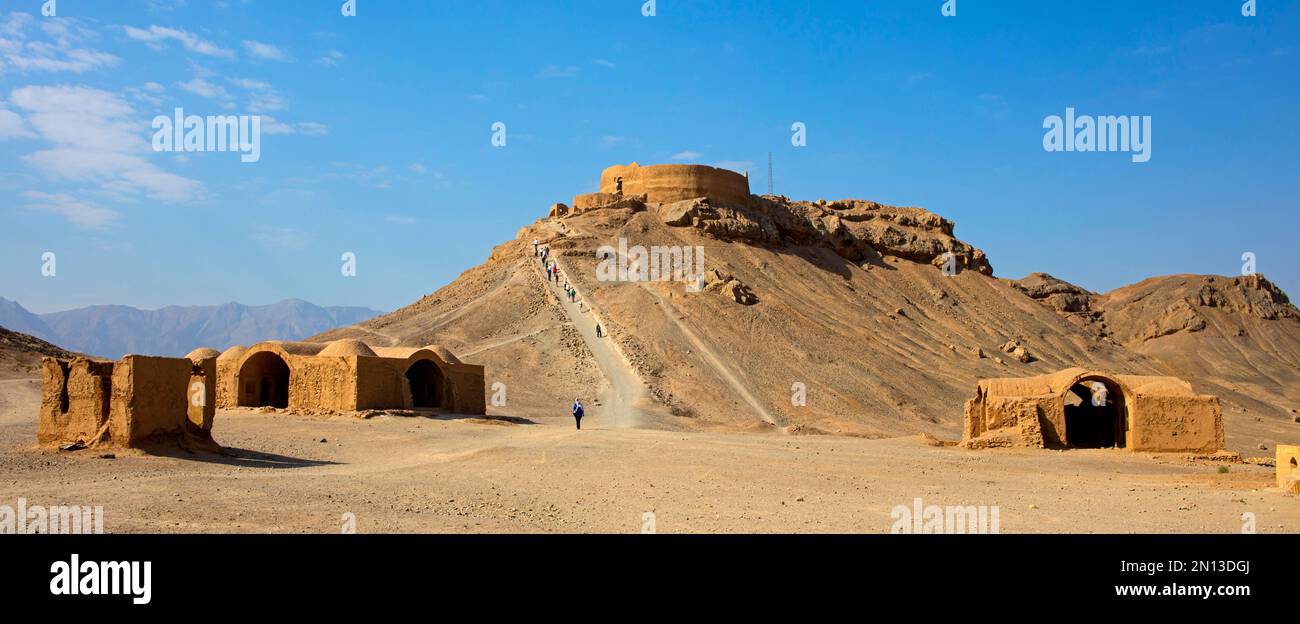 Towers of Silence, Cult of the Dead of the Zoroastrians, Yasd, Yasd ...