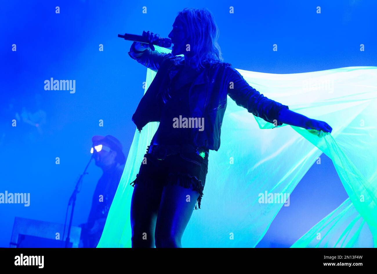 James Shaw and Emily Haines perform with Metric at the Voodoo Music ...