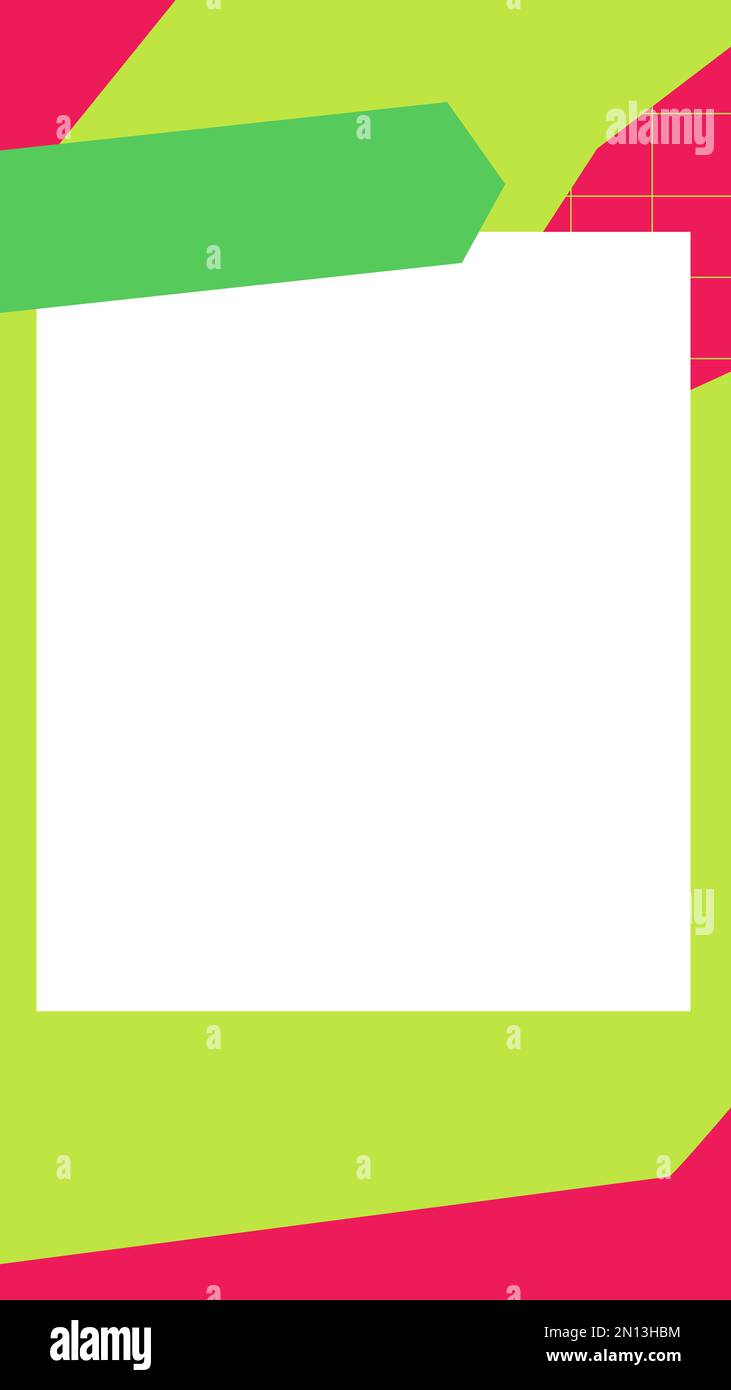 illustration design of slides with empty frame to add text or ...
