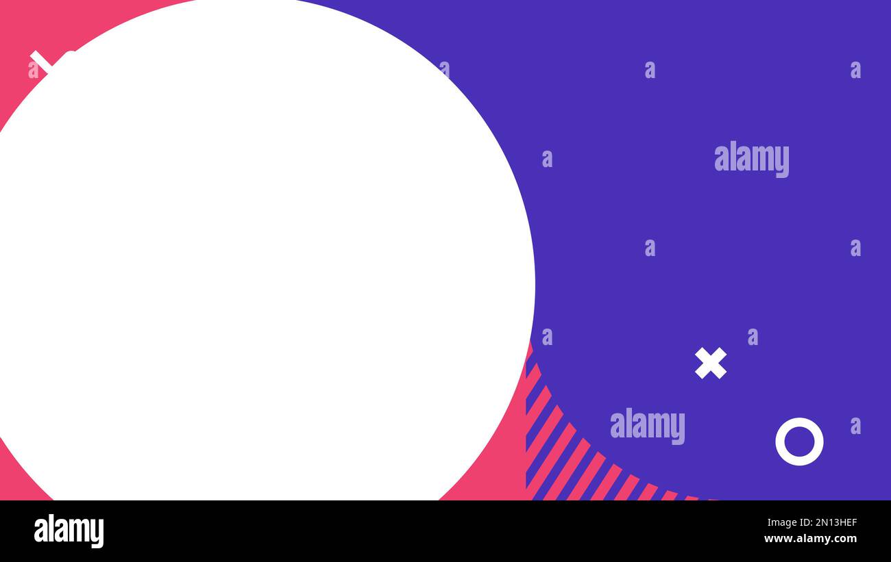 illustration design of slides with empty frame to add text or ...
