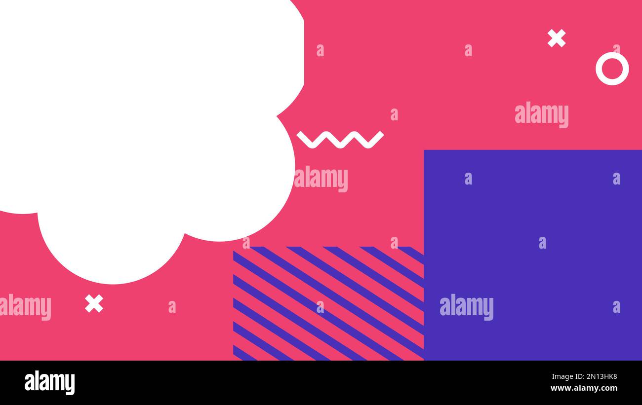 illustration design of slides with empty frame to add text or ...